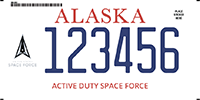 License Plates, Division of Motor Vehicles, State of Alaska
